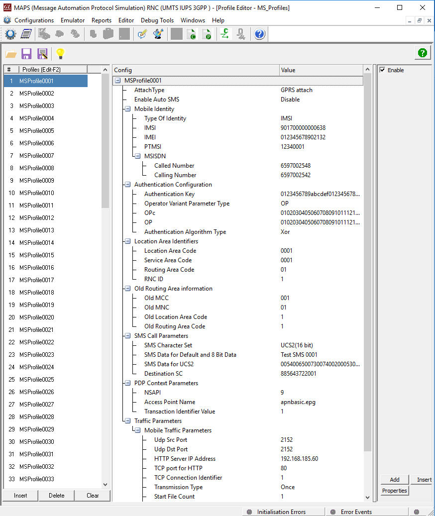 (PDF) MAPS™ UMTS IuPS Interface Emulator - GL · PDF fileprocessing the call flow by receiving ...