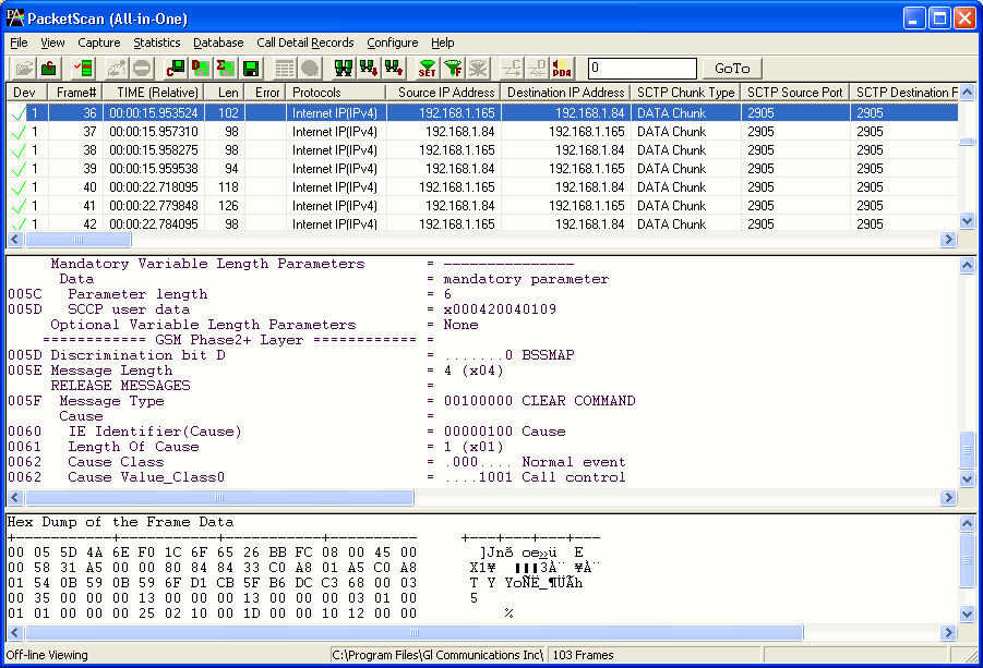 (PDF) Protocol Analyzer for Wireless & IP Networks PacketScan™ · PDF ...