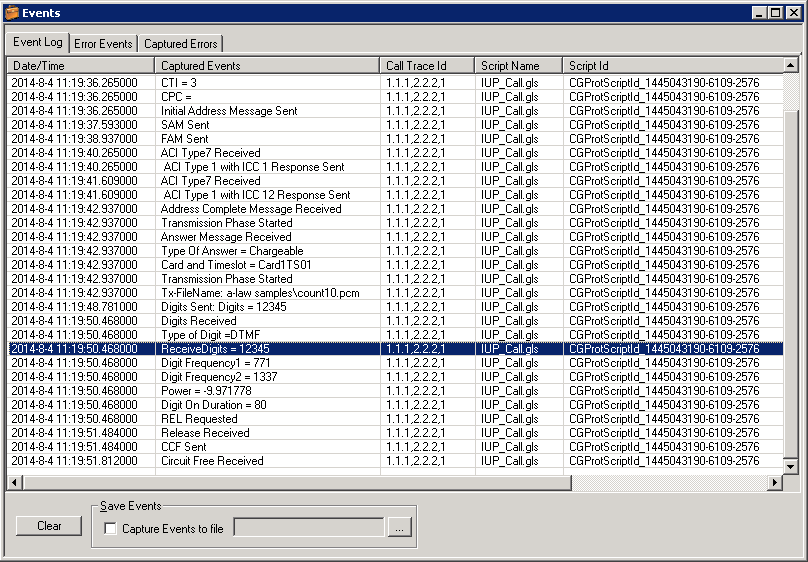 MAPS™ IUP Protocol Emulator (BT SS7 Interconnect User Part Protocol ...