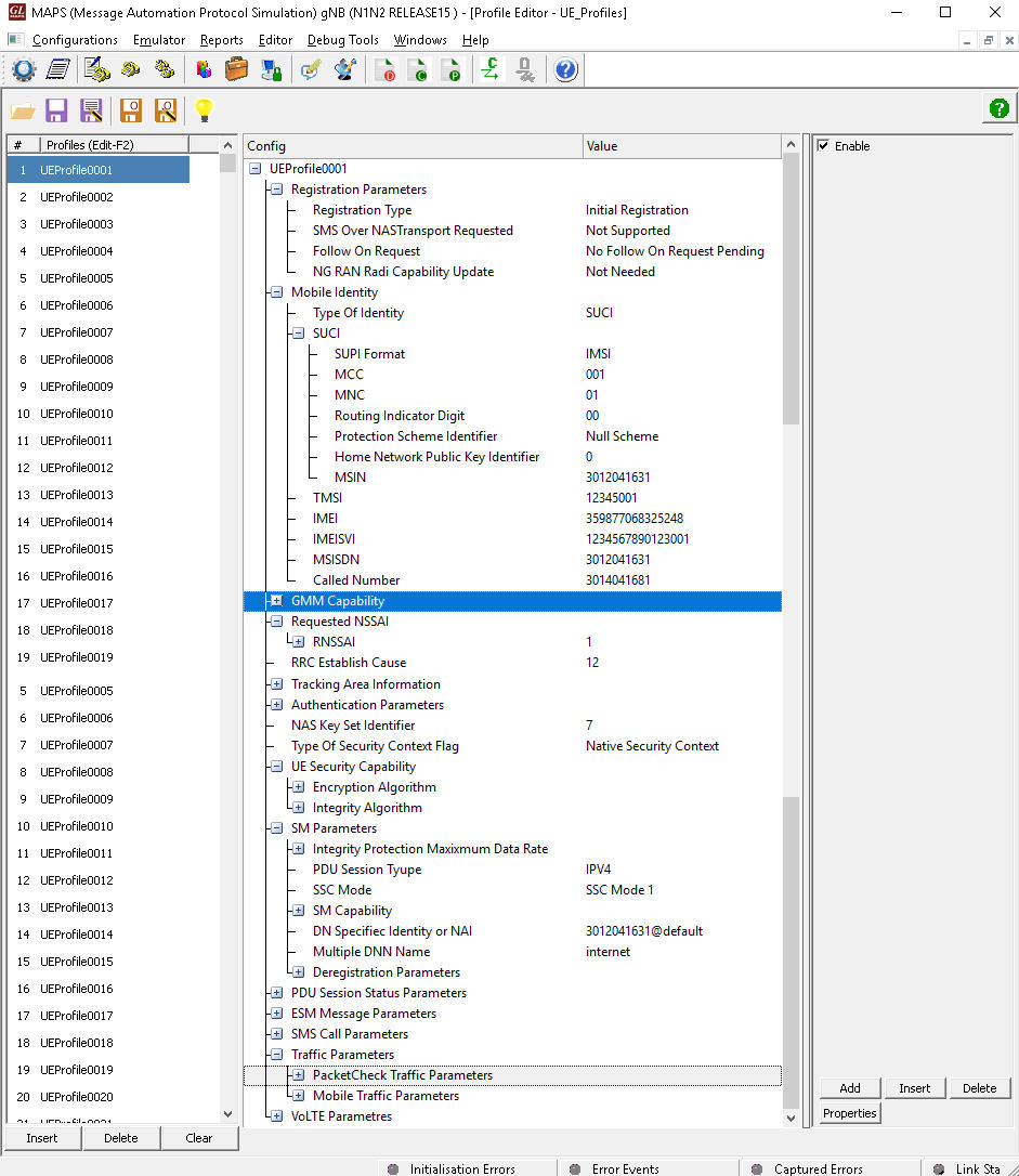 MAPS™ 5G N1N2 Interface Emulator
