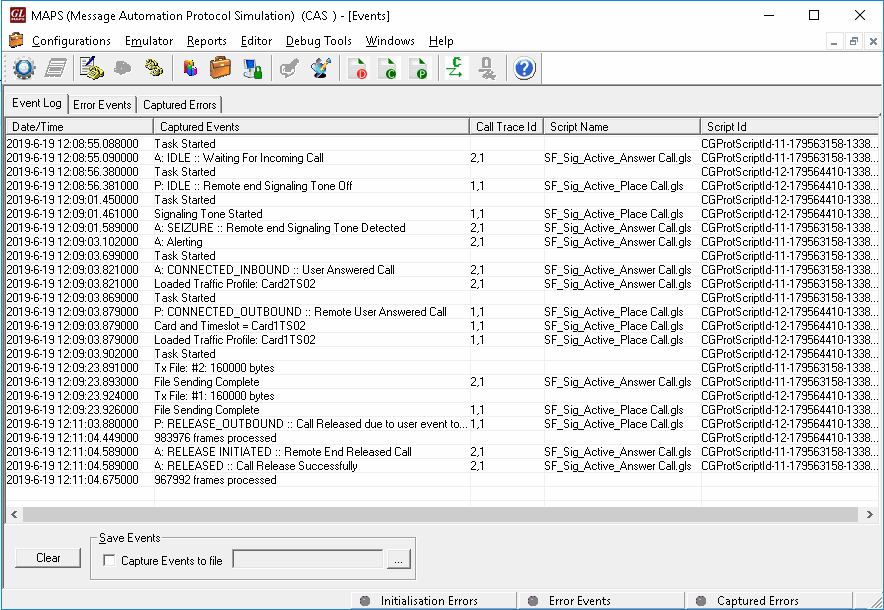 MAPS™ CAS Protocol Emulator(Channel Associated Signaling (CAS) Emulation)