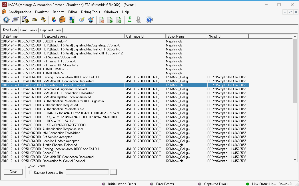 MAPS™ GSM Abis Interface Emulator (GSM Abis Interface Emulation)