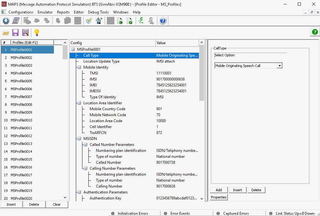 MAPS™ GSM Abis Interface Emulator (GSM Abis Interface Emulation)
