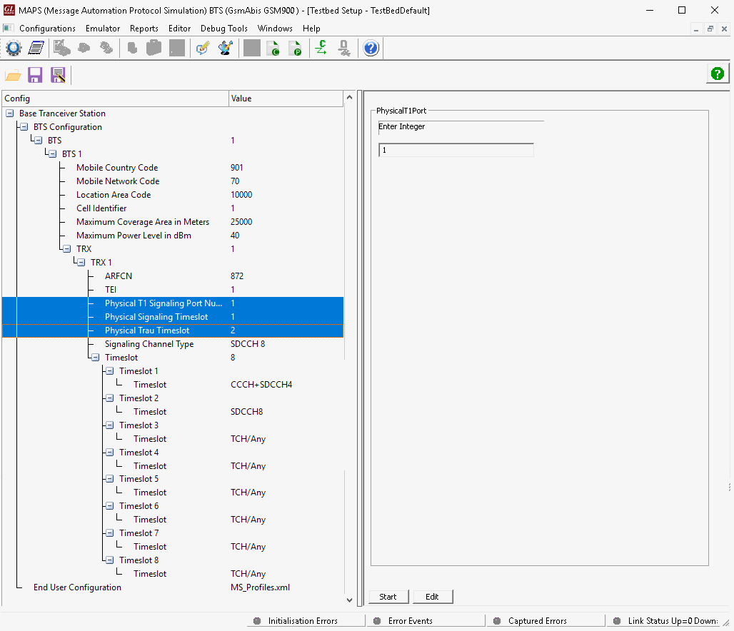 MAPS™ GSM Abis Interface Emulator (GSM Abis Interface Emulation)