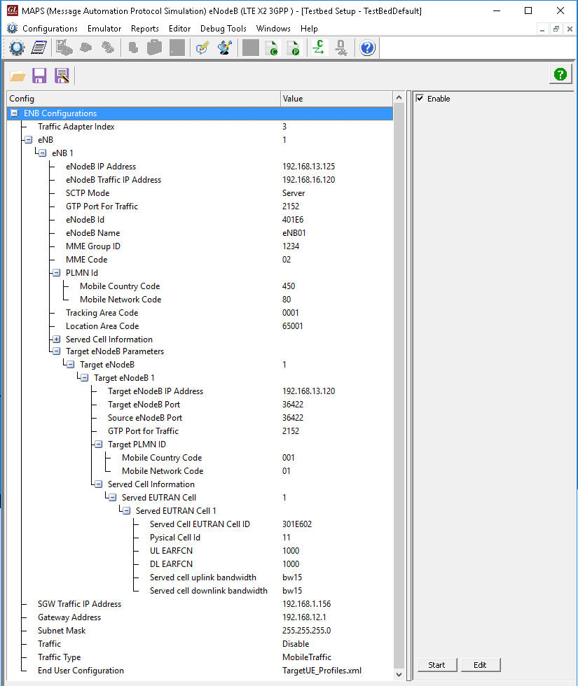 Maps Lte For X2 Interface Emulator Lte X2 Application Protocol Interface Emulation
