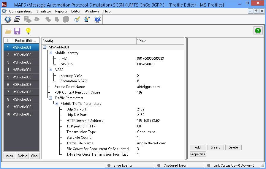 MAPS™ Gn Gp Interface Emulator(UMTS Gn and Gp Interface Emulation)