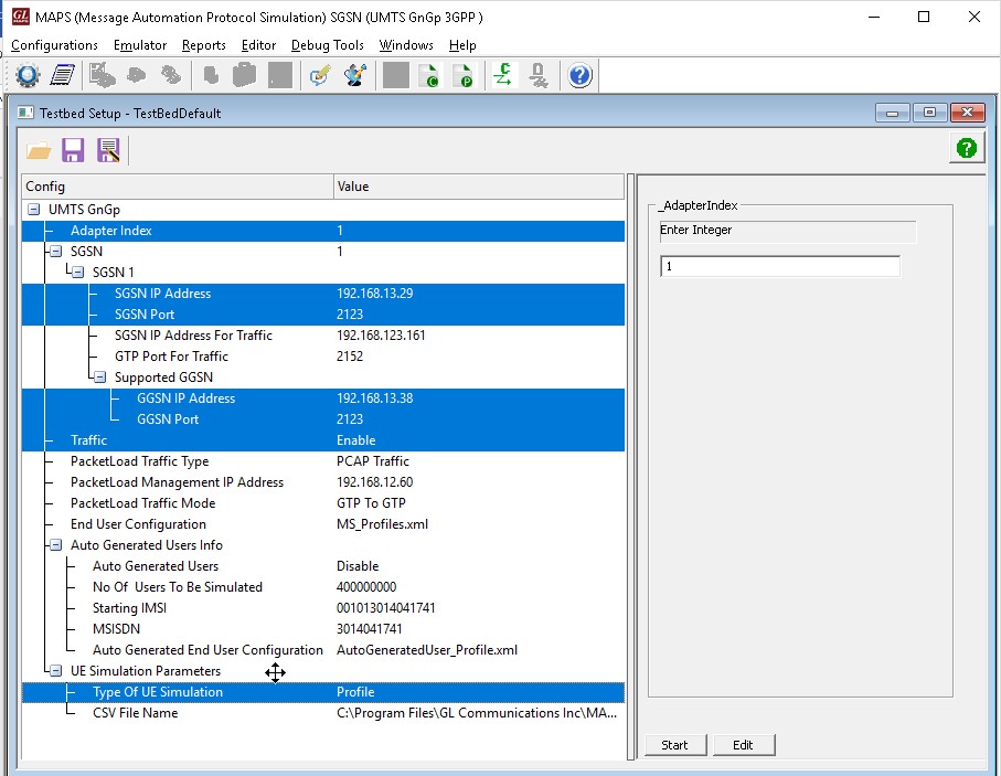 MAPS™ Gn Gp Interface Emulator(UMTS Gn and Gp Interface Emulation)