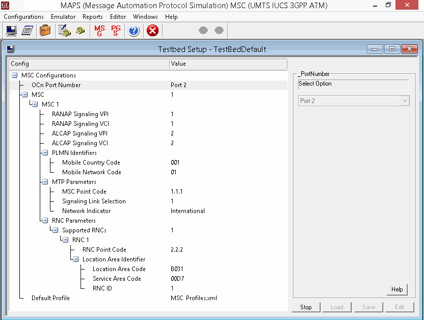 MAPS™ UMTS for IuCS, IuH Interfaces Emulator (IuCS Emulation over IP ...